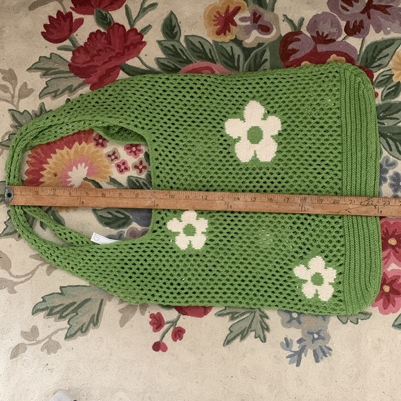 sample | Bags | New Never Used Hand Knit Summer Tote Bag With Inset ...